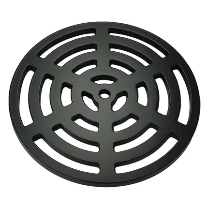 Catalog Drain covers Gully grids Mild Steel black painted 190mm 19cm Round Metal steel Gully Grid Heavy Duty Drain Cover like cast iron